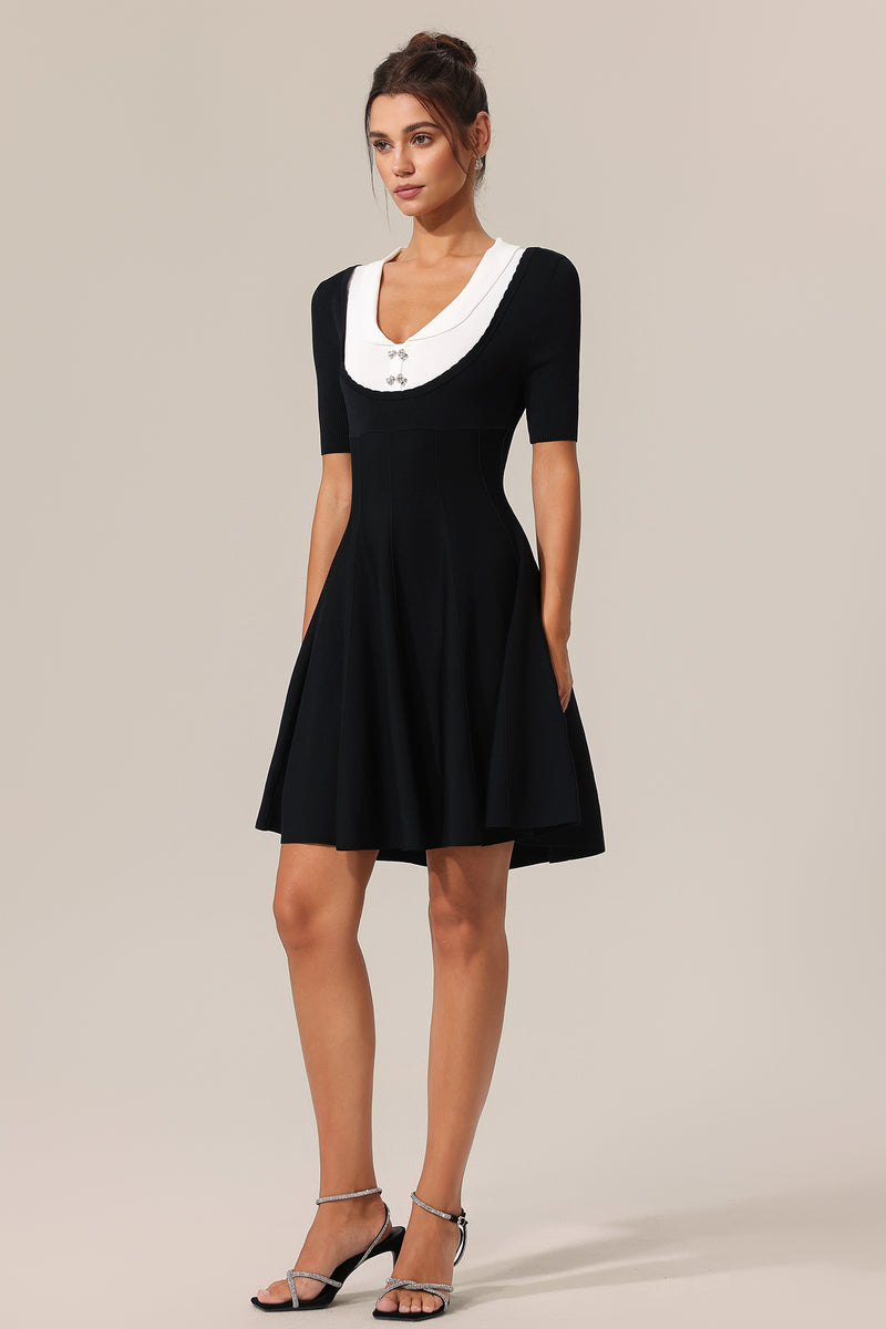 Looly Short Sleeves Mini Dress – Beishi